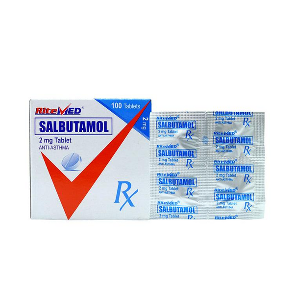 RITEMED Salbutamol 2mg Tablet 1's price in the Philippines | MedsGo Pharmacy